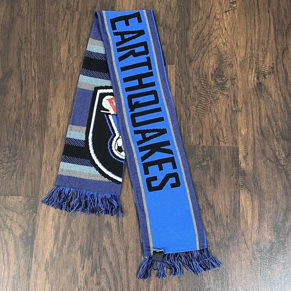 adidas | Accessories | Adidas Mls San Jose Scarf Unisex Blue ...